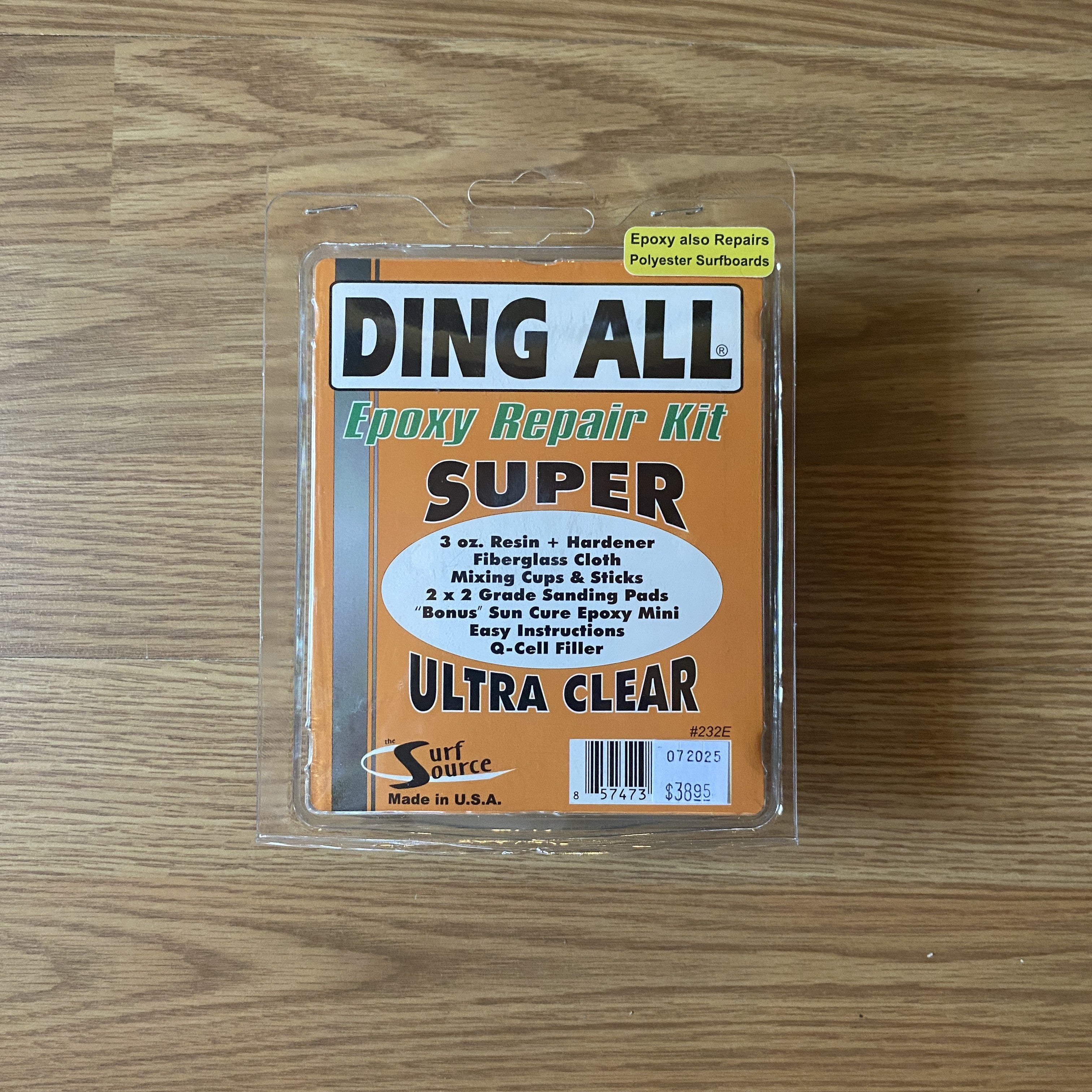 Ding All SUPER Repair Kit: Poly or Epoxy – Strictly Hardcore Surf
