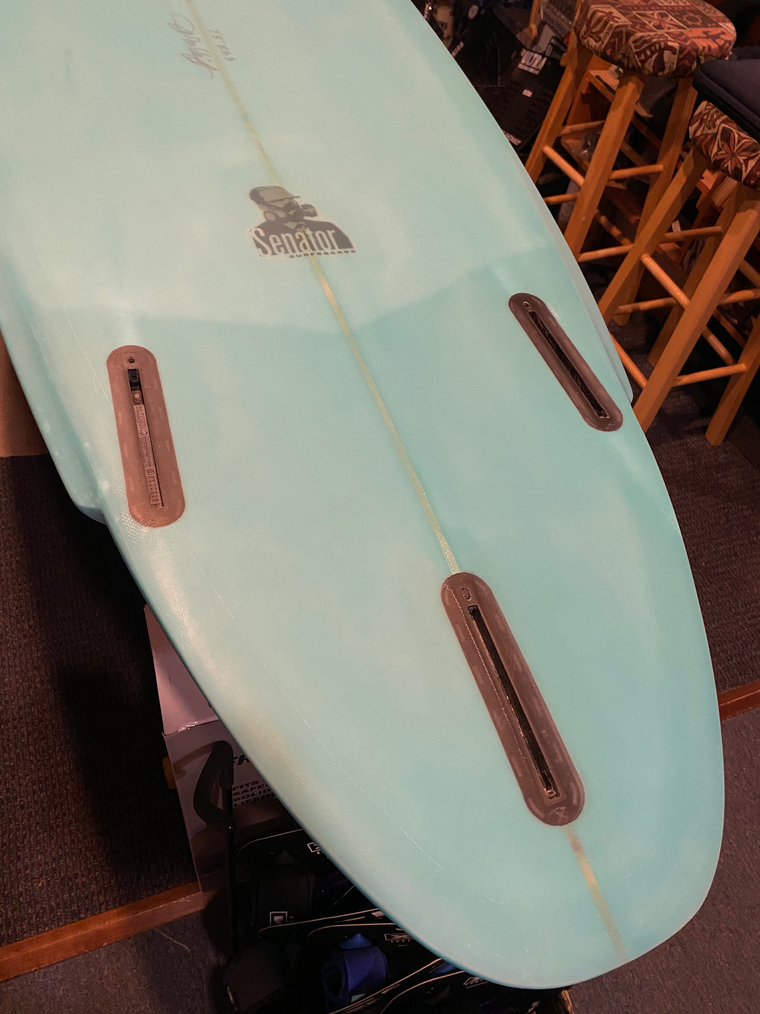 7'5" Senator "EB3" Elevated Wing Bonzer Tri – Strictly Hardcore Surf