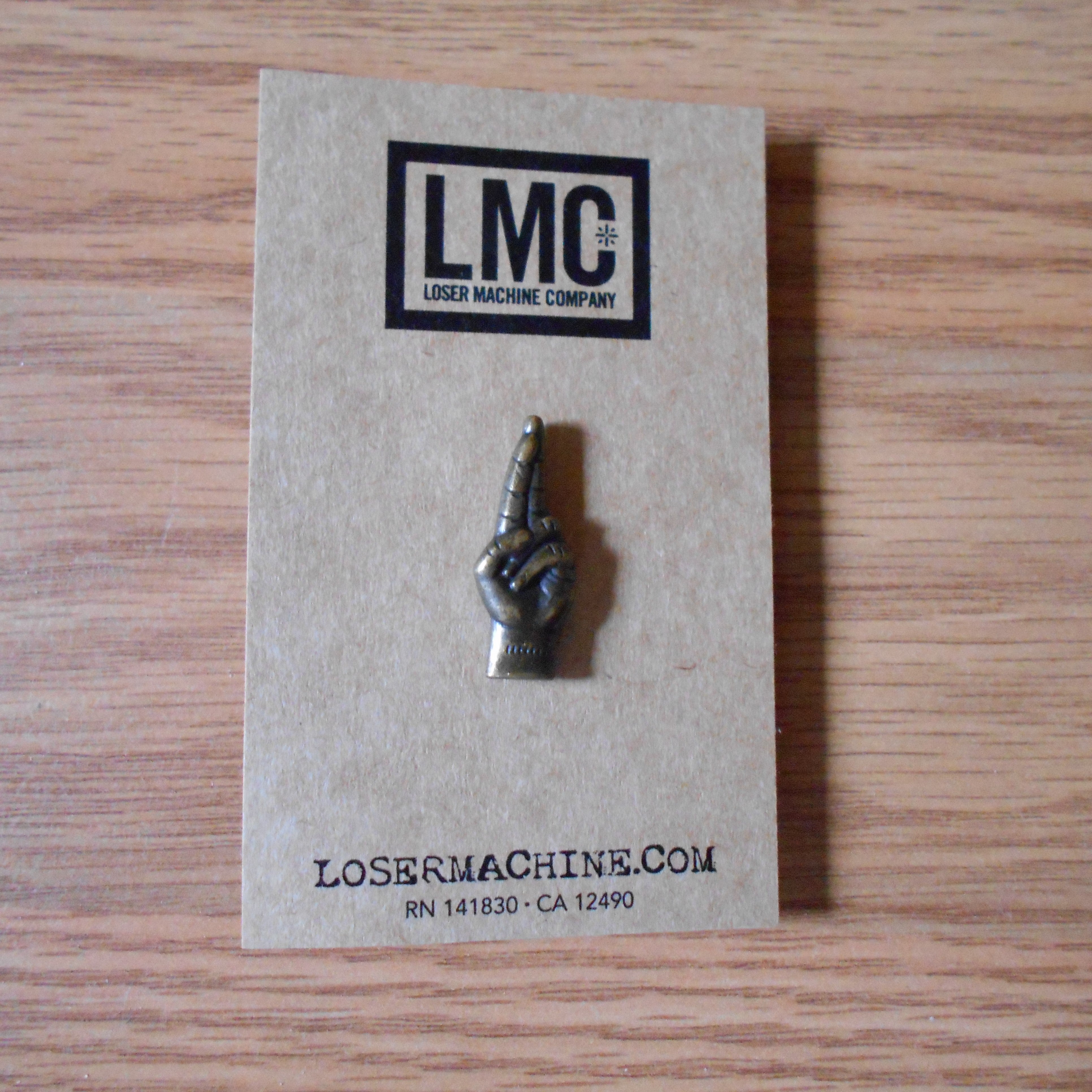 Loser Machine "Good Luck" Pin – Strictly Hardcore Surf